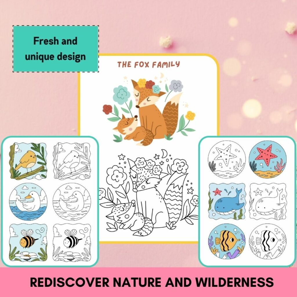 Printable Colouring Sheets | Animal & Wilderness Themed | Best for Kids ...